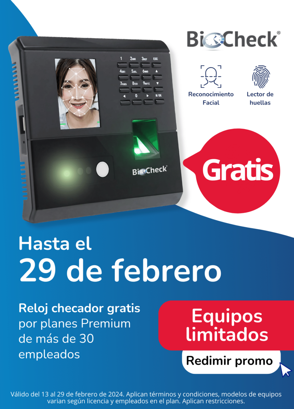 BioCheck - Control De Asistencia Biométrica